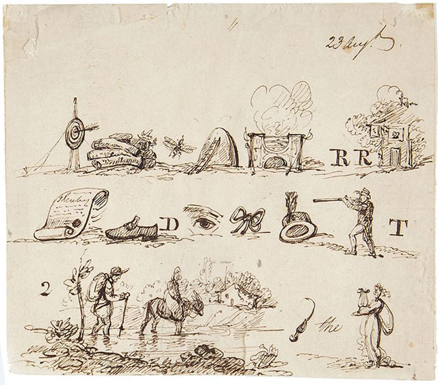 Edward Lear, Letter to Montgomery and Picture Letter | A Blog of Bosh